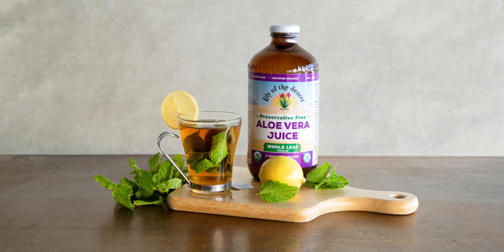 Orange & Aloe Moscow Mule Mocktail Recipe - Lily of the Desert